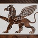 Gryphon Stencil - Reusable Gryphon Stencil - Art Stencil - DIY Craft ...