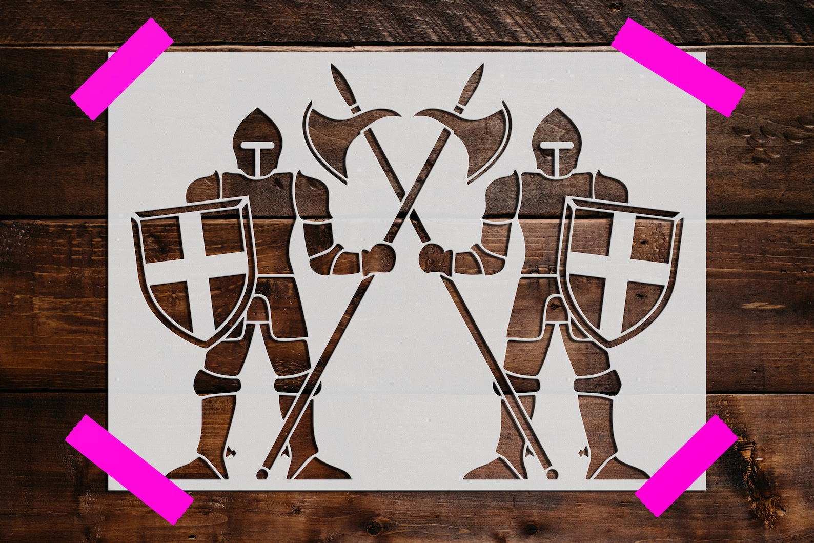 Knights Stencil Reusable Knights Stencil art Stencil DIY - Etsy