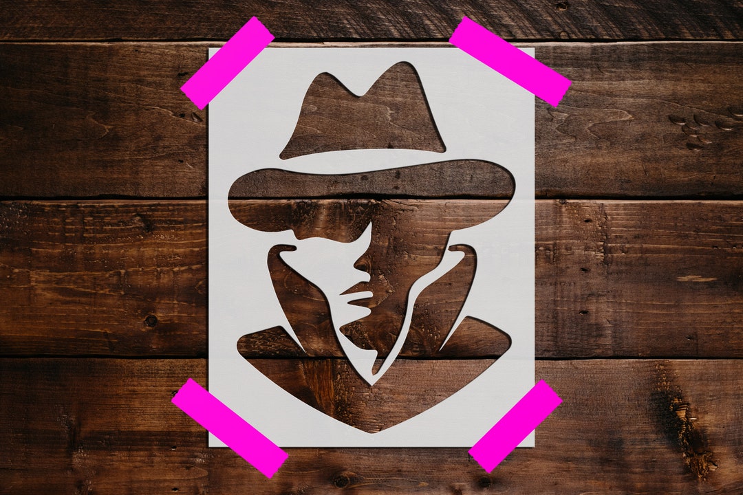 Man Stencil Reusable Man With Pipe Stencil DIY Craft Stencil, Large Man ...