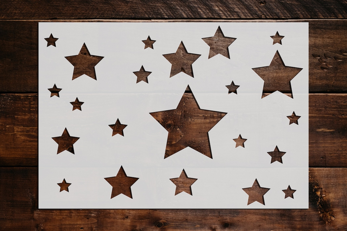 Star Stencil Reusable Star Stencil Art Stencil DIY Craft - Etsy