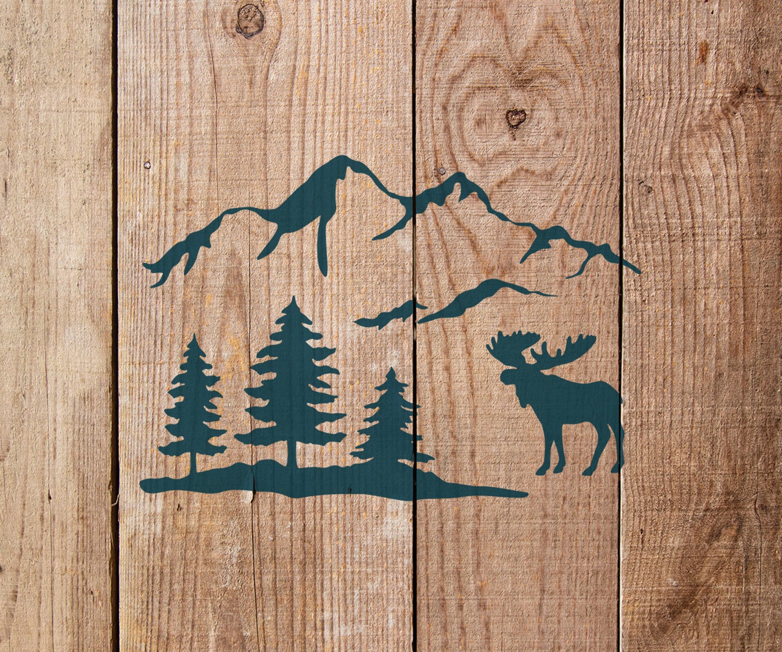 Mountain Stencil - Reusable Mountain Stencil - Art Stencil - DIY Craft ...