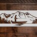 Lake Fishing Stencil - Reusable Lake Fishing Stencil - Art Stencil ...