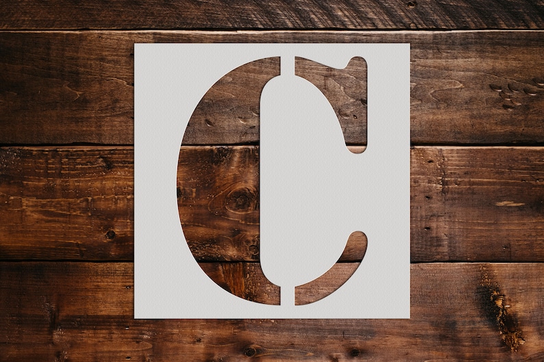 Letter C reusable Stencil Art Stencil Craft Stencil | Etsy