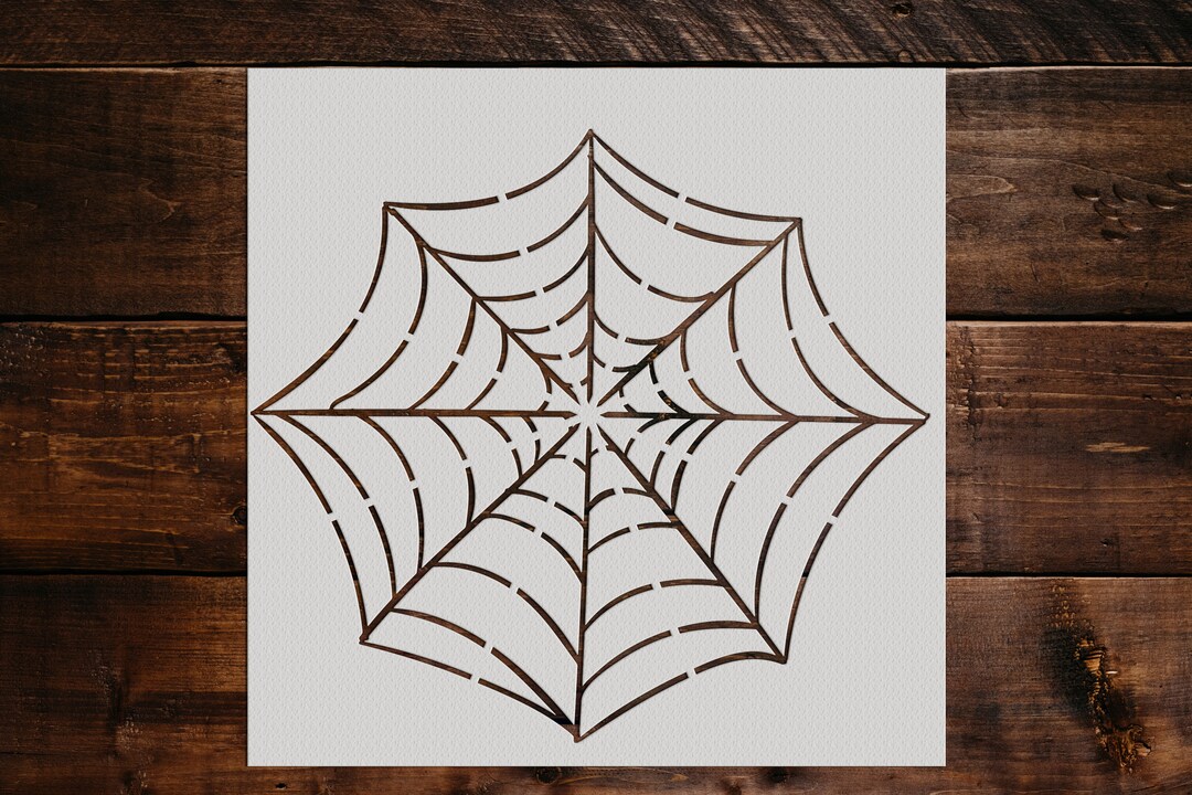 Spider Web Stencil - Reusable Spider Web Stencil -art Stencil-diy Craft ...