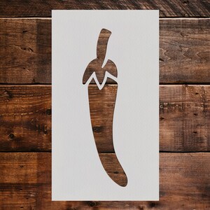 Hot Pepper Stencil, Reusable Stencil, Art Stencil, DIY Craft Stencil ...