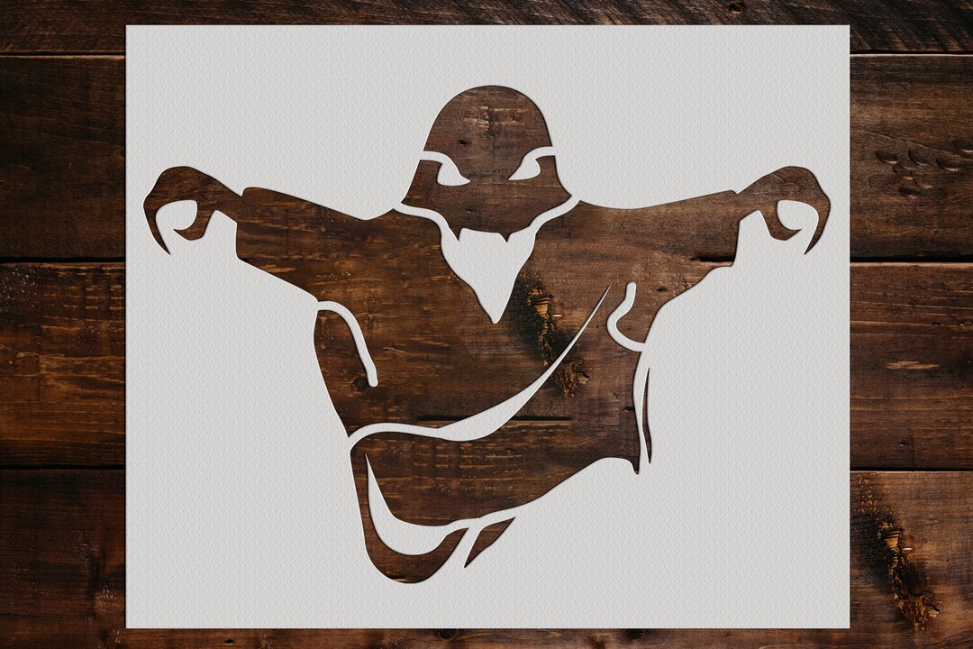 Ghost Stencil - Reusable Ghost Stencil - Art Stencil - DIY Craft ...