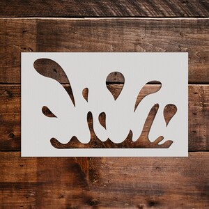 Puddle Splash Water Drops Stencil, Reusable Stencil, Art Stencil, DIY ...