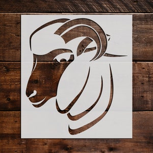 Ram Stencil - Reusable Ram Stencil - DIY Craft Stencil, Large Ram ...