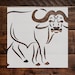 Ox Stencil, Reusable Ox Stencil, Art Stencil - DIY Craft Stencil ...