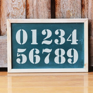 Numbers Stencil, Reusable Numbers Stencil, Art Stencil, DIY Craft ...