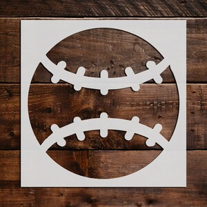 Baseball Stencil, Reusable Baseball Stencil, DIY Craft Stencil, Large ...