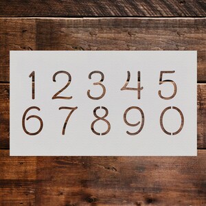Numbers Sheet Stencil, Reusable Stencil, Art Stencil, DIY Craft Stencil ...
