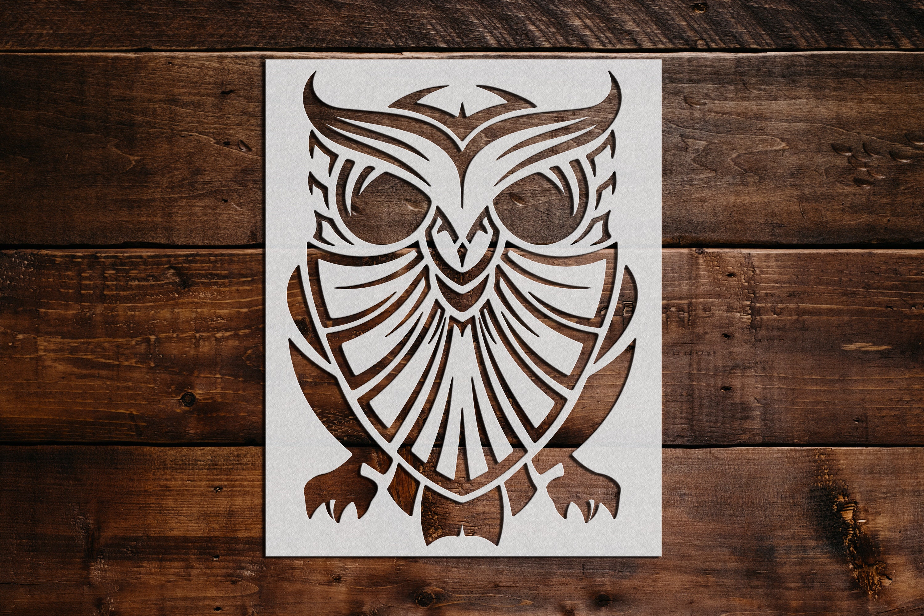 Owl Stencil Reusable Owl Stencil Art Stencil DIY Craft - Etsy