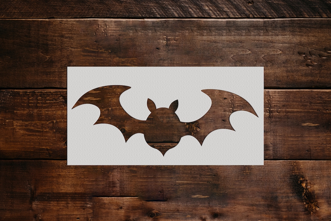 Bat Stencil - Reusable Bat Stencil - Art Stencil - DIY Craft Stencil ...