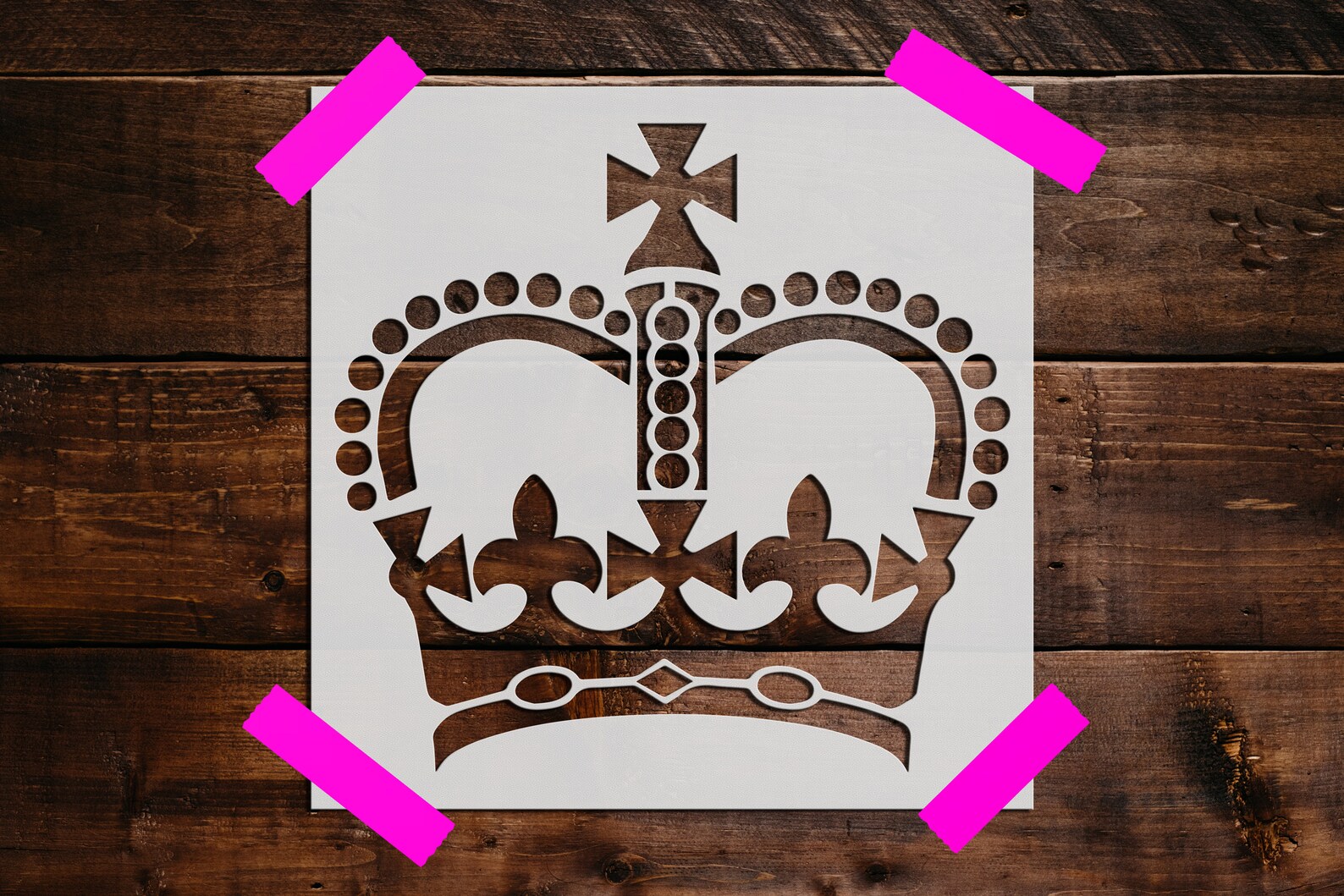 Crown Stencil, Reusable Crown Stencil, Art Stencil - DIY Craft Stencil ...