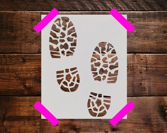Footprint Stencil DIY Footprint Stencils, Footprint Stencils, Stencil ...