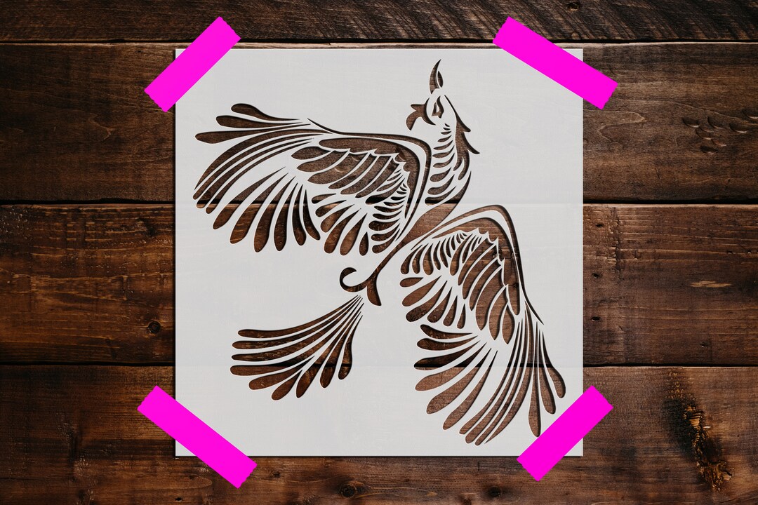 Bird Stencil, Reusable Bird Stencil - Craft Stencils -DIY Craft Stencil ...