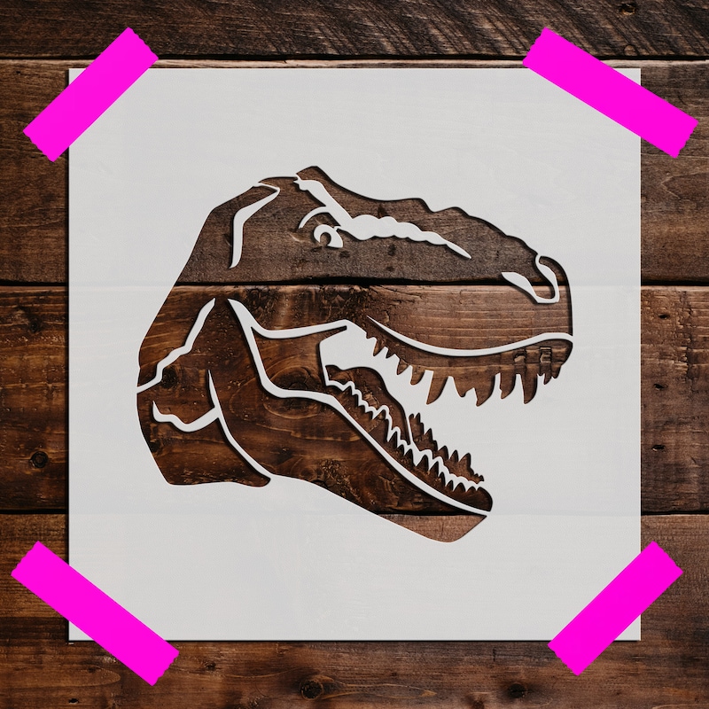 T Rex Painting - Etsy