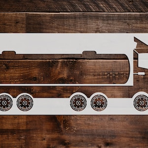 Fuel Truck Stencil - Reusable Fuel Truck Stencil -art Stencil -DIY ...