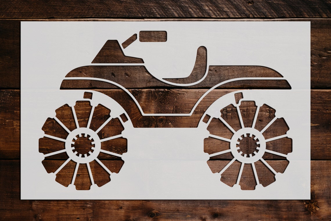 Four Wheeler ATV Stencil Reusable Four Wheeler ATV Stencil - Etsy