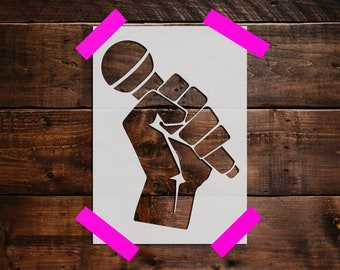 Radio Stencil Reusable Radio Stencil DIY Craft Stencil | Etsy