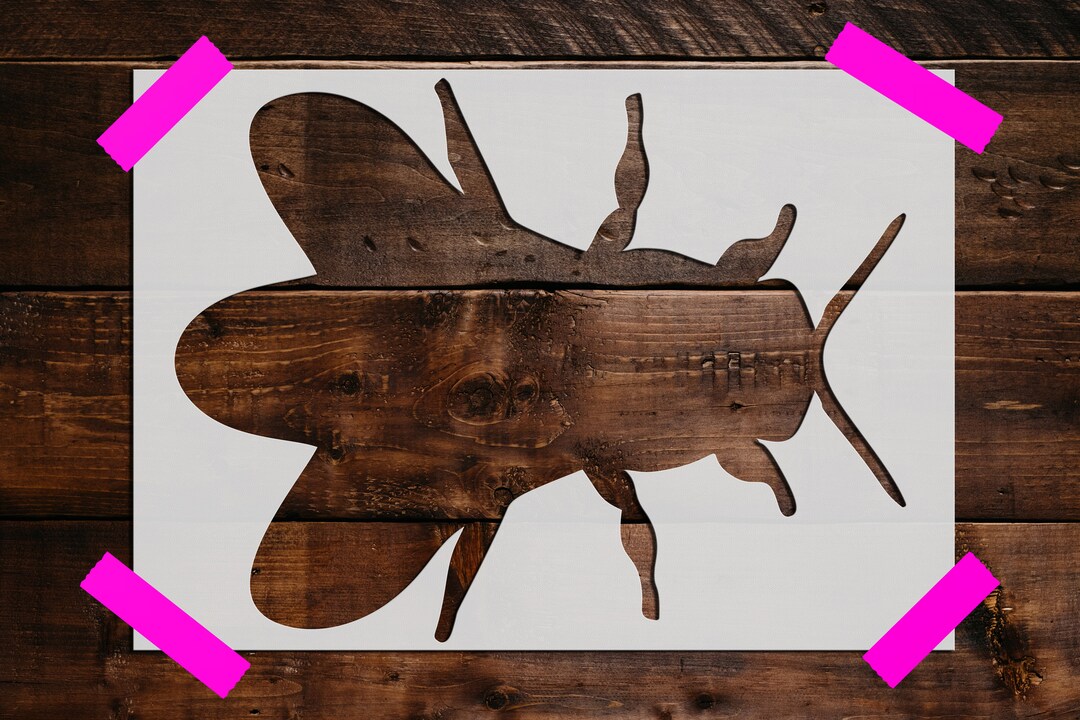 Fly Bug Stencil, Reusable Fly Bug Stencil, Art Stencil, DIY Craft ...