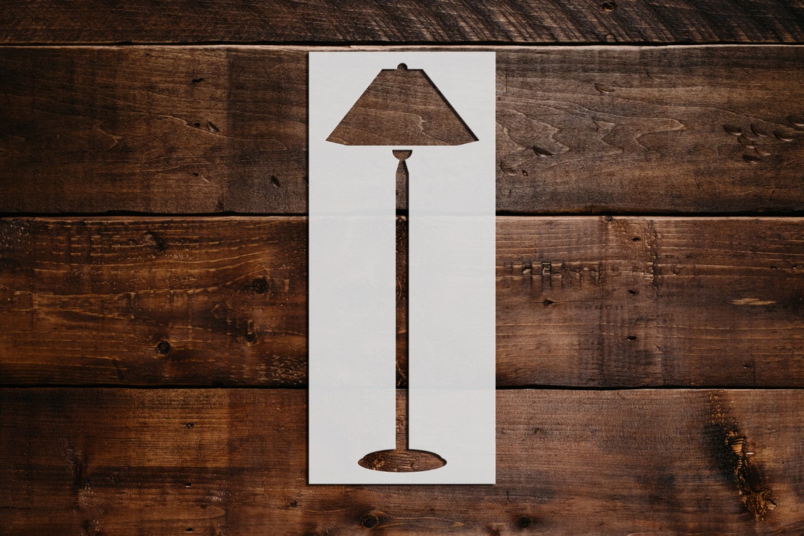 Lamp Stencil Reusable Lamp Stencil Art Stencil DIY Craft - Etsy