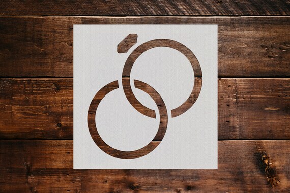Wedding Rings Stencil-reusable Stencil-art Stencil craft - Etsy Australia