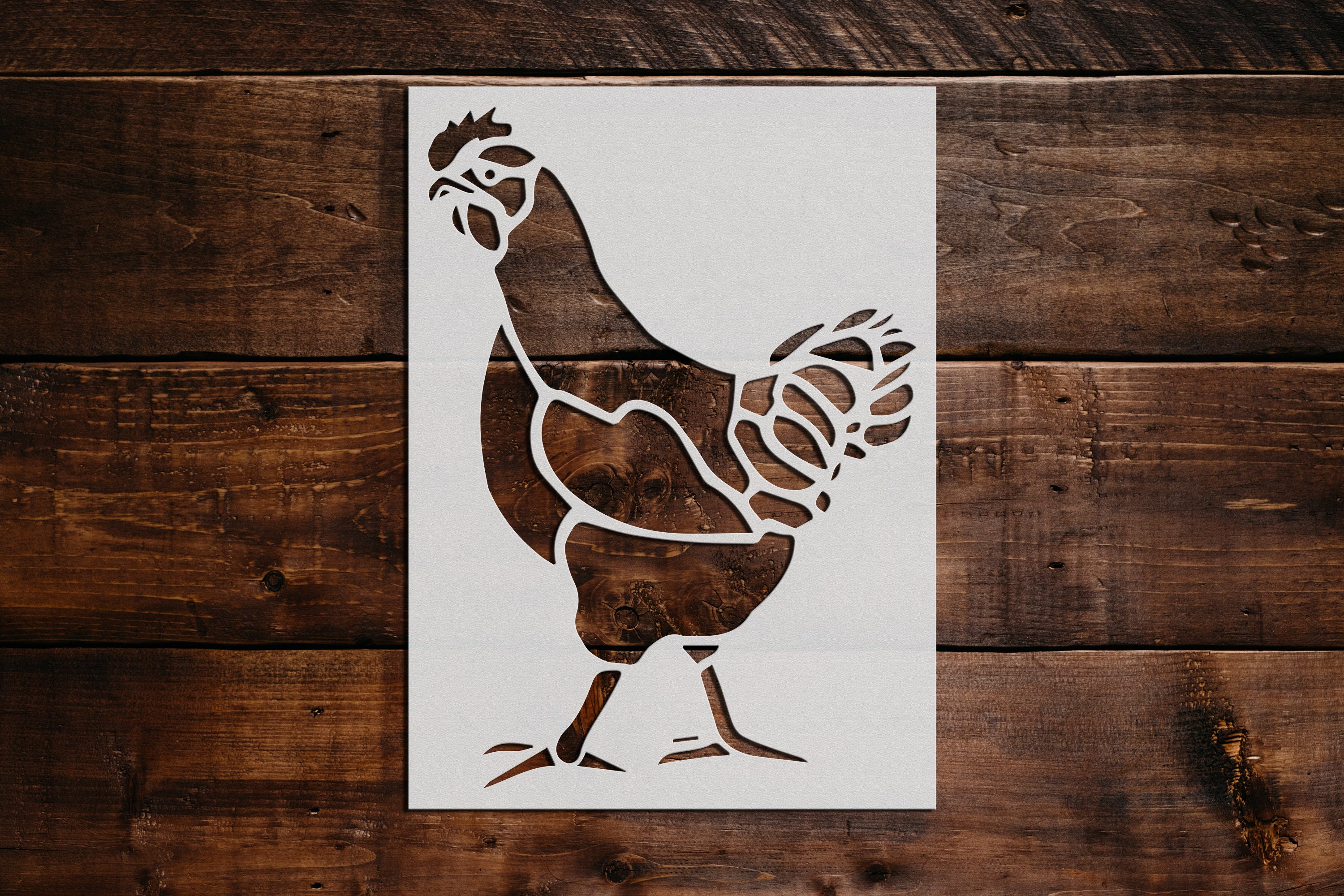 Chicken Stencil Reusable Chicken Stencil Art Stencil DIY - Etsy
