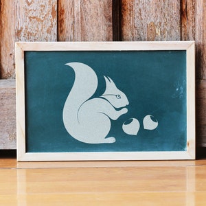 Squirrel Nut Stencil - Reusable Squirrel Stencil - Art Stencil - DIY ...