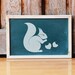 Squirrel Nut Stencil Reusable Squirrel Stencil Art Stencil - Etsy
