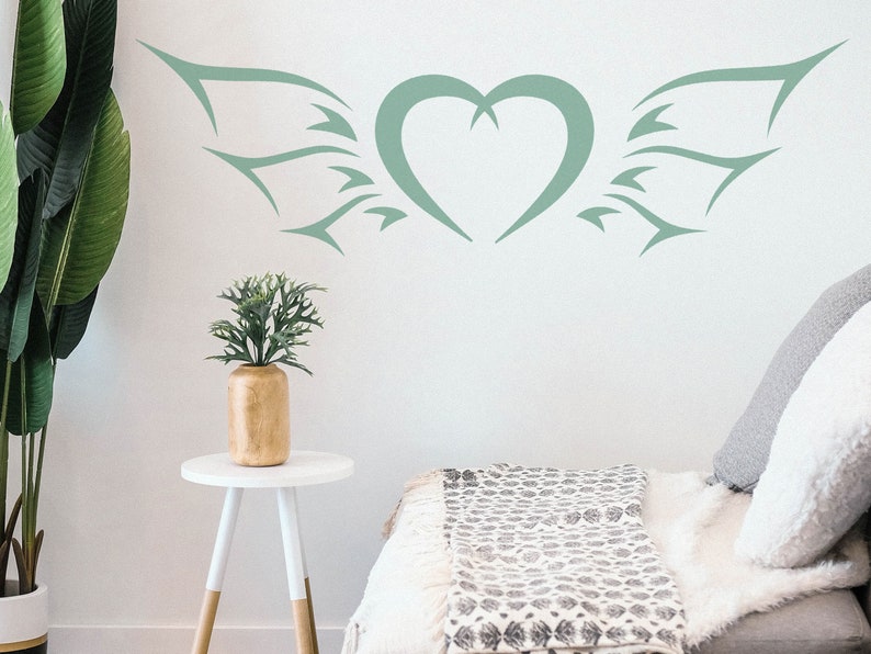 Demon Heart Stencil - Reusable Demon Heart Stencil - Art Stencil - DIY ...