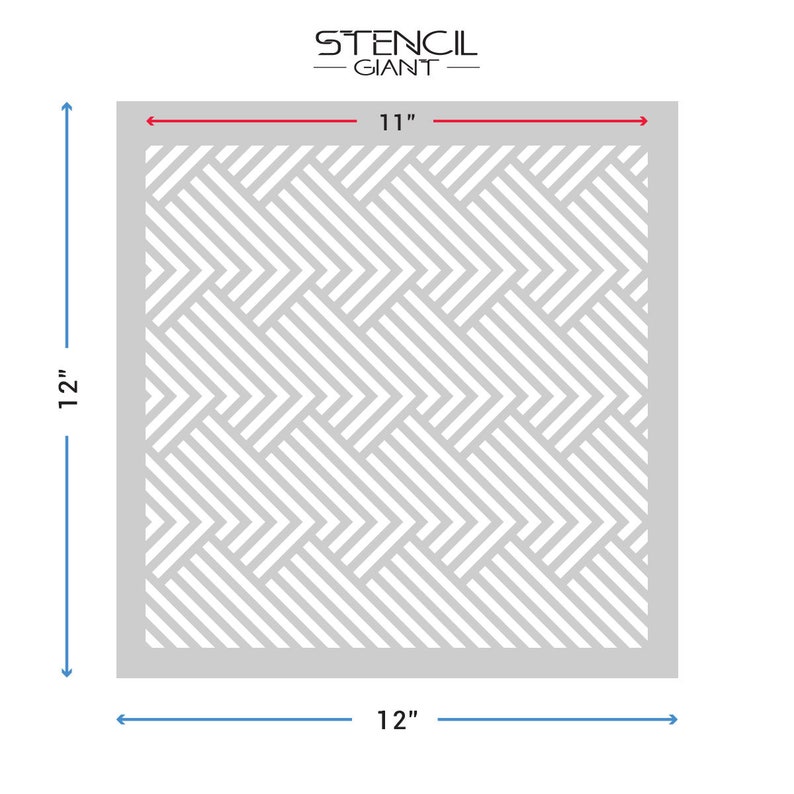Geometric Stencil, Reusable Geometric Stencil, Art Stencil - DIY Craft ...