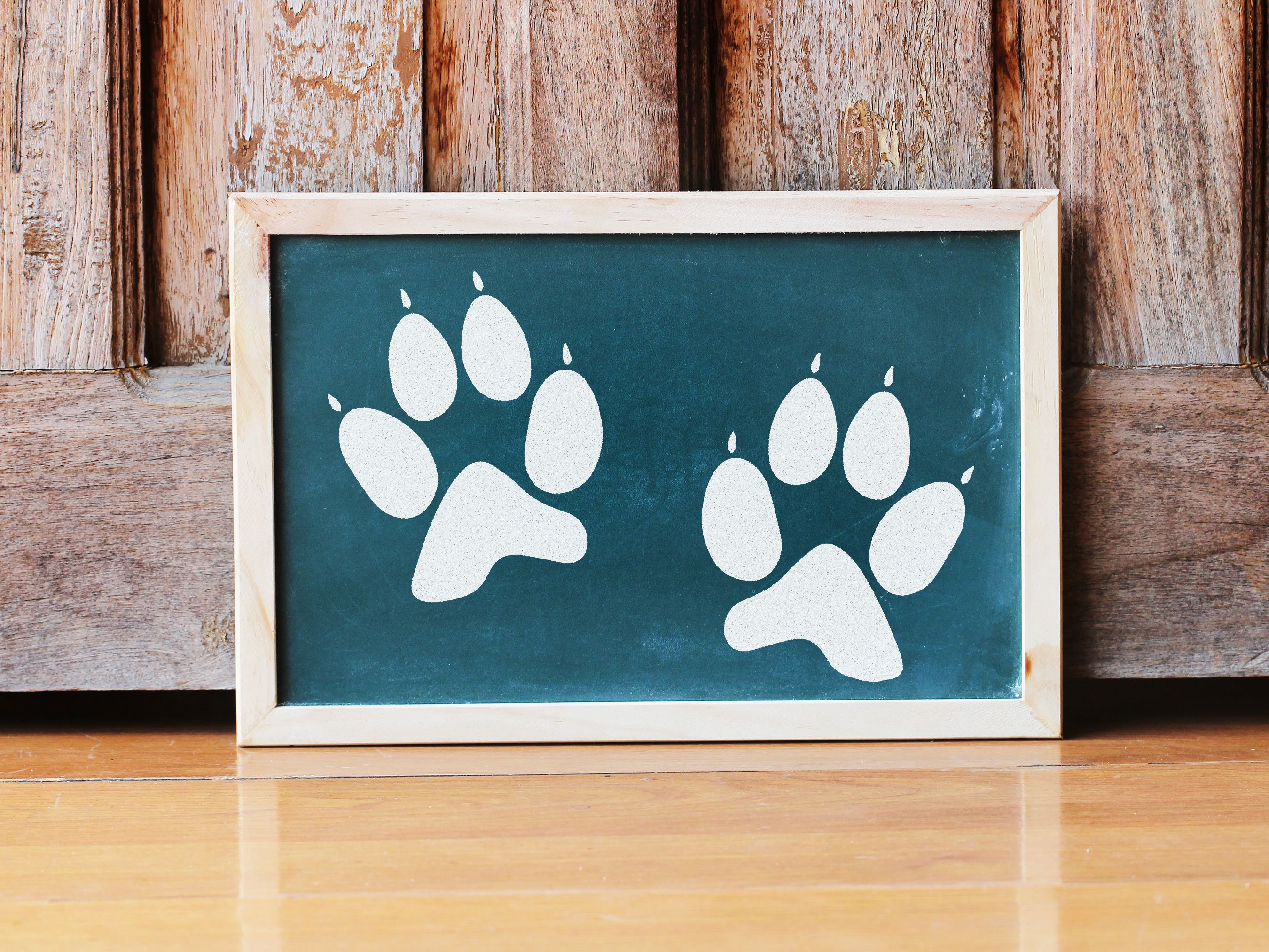Wolf Paw Prints Stencil Reusable Wolf Paw Prints Stencil - Etsy