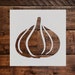 Garlic Stencil, Reusable Garlic Stencil, Art Stencil, DIY Craft Stencil ...