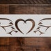 Demon Heart Stencil - Reusable Demon Heart Stencil - Art Stencil - DIY ...