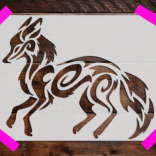 Fox Stencil - Etsy