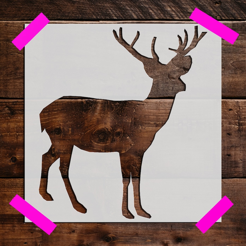Deer Stencil - Etsy