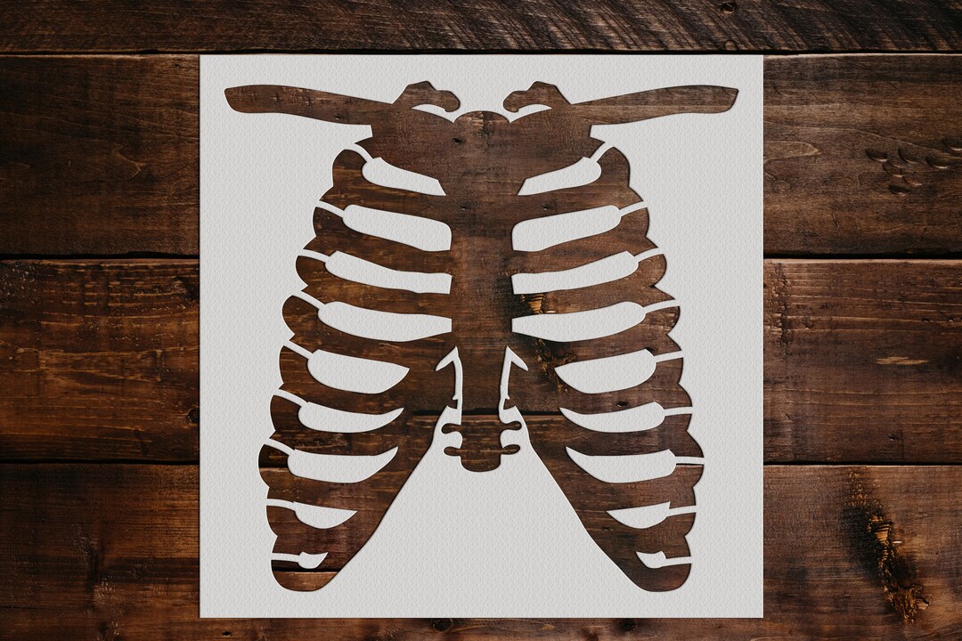 Bones Stencil - Reusable Bones Stencil - DIY Craft Stencil, Painting ...