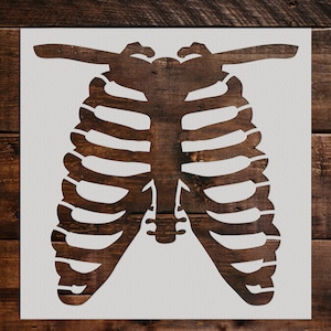 Bones Stencil Reusable Bones Stencil DIY Craft Stencil - Etsy