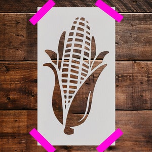 Corn on the Cob Stencil, Reusable Stencil, Art Stencil, DIY Craft ...