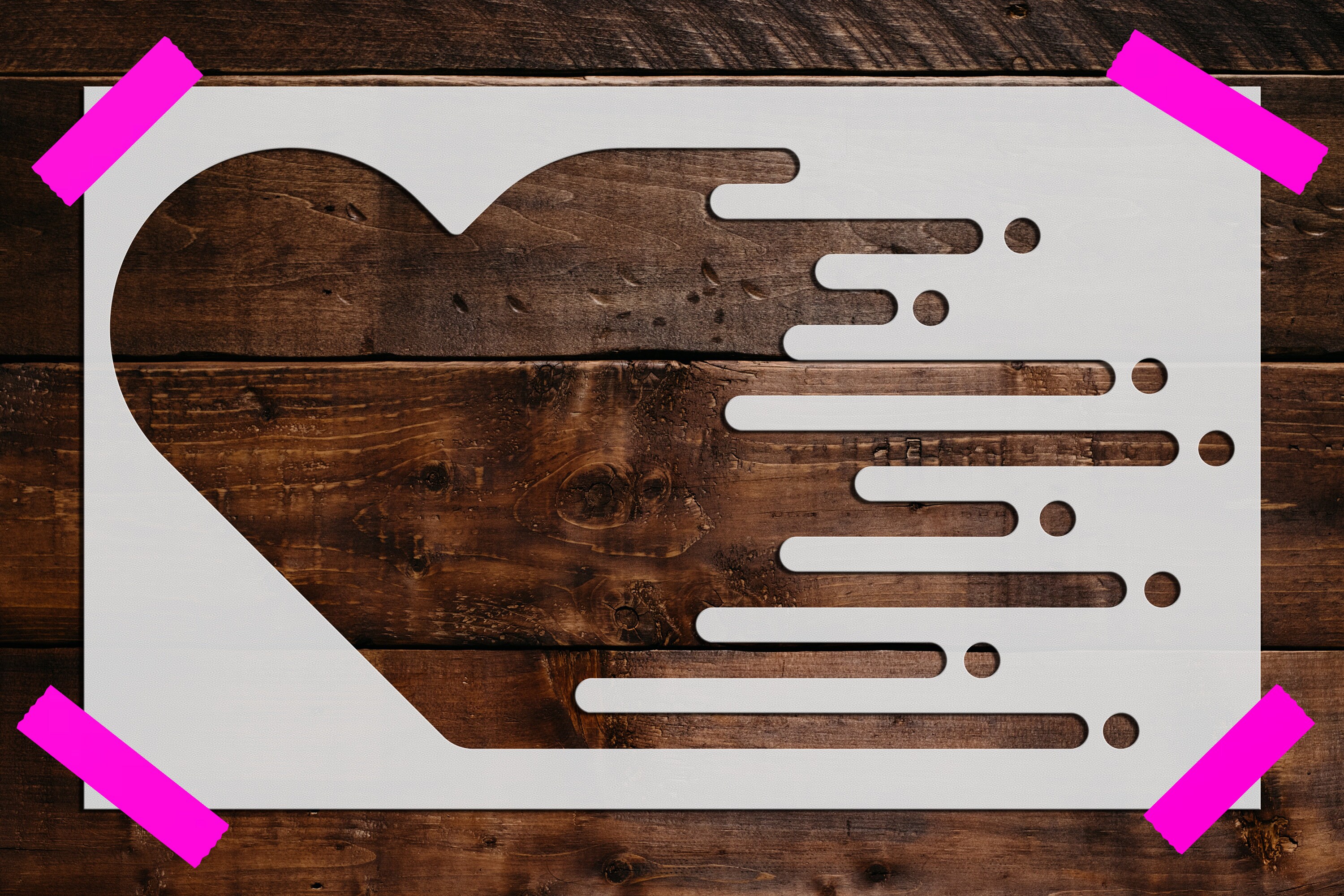 Racing Heart Stencil Reusable Racing Heart Stencil Art - Etsy