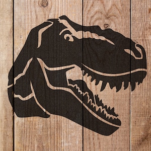 T-rex Dinosaur Stencil, Reusable T-rex Stencil, Art Stencil, DIY Craft ...