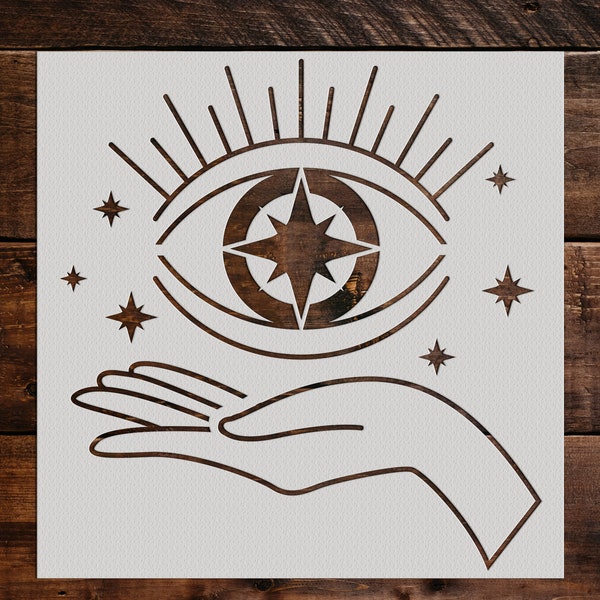 All Seeing Eye Stencil - Etsy