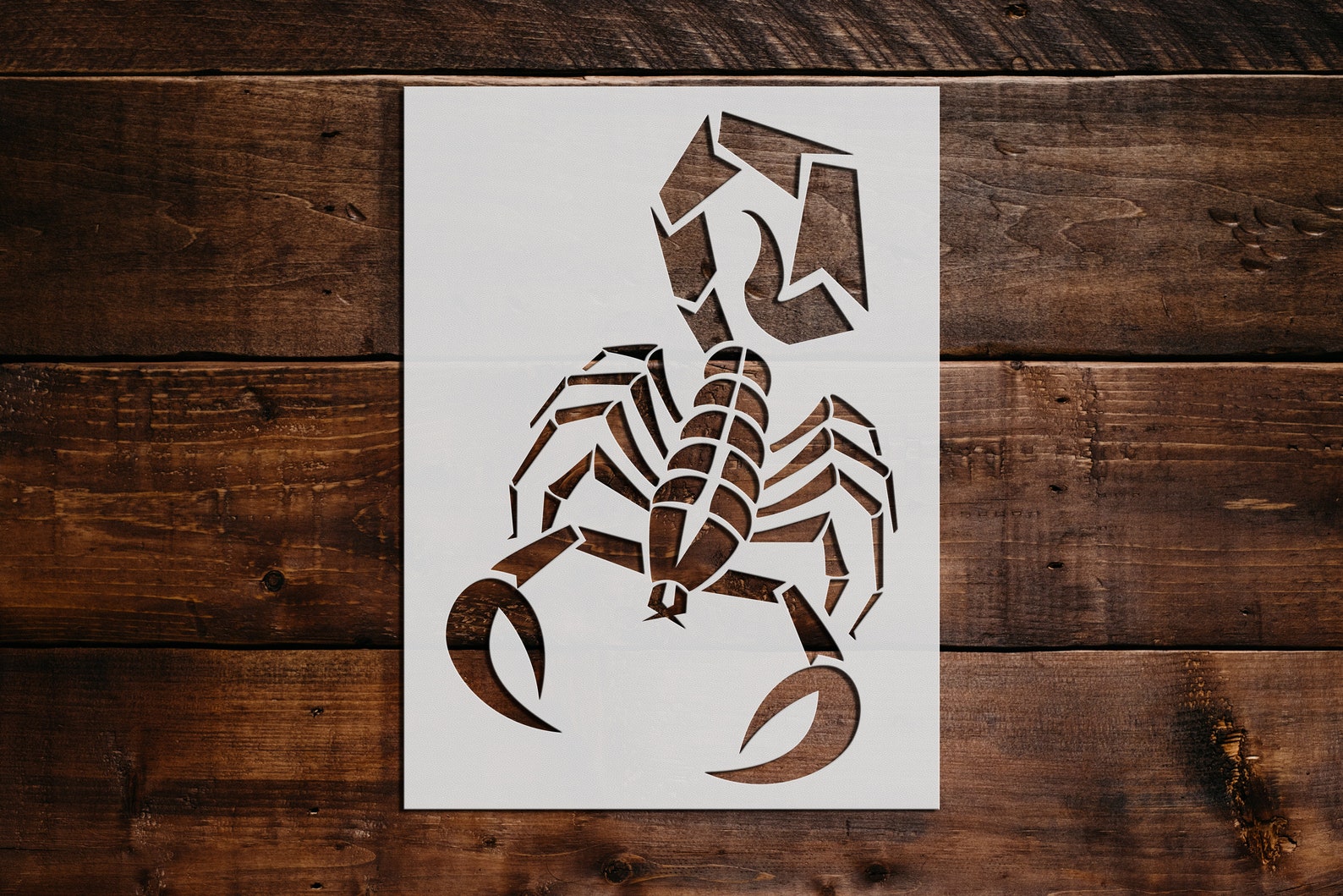 Scorpion Stencil Reusable Scorpion Stencil Art Stencil - Etsy
