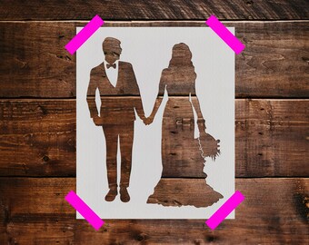 Bridesmaid Stencil Reusable DIY Craft Stencils of the Word Bridesmaid ...