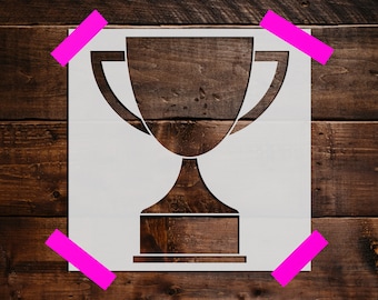 Trophy 783-B827 Stencil Silhouette - Etsy