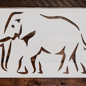 Elephant Stencil, Reusable Elephant Stencil, Art Stencil - DIY Craft ...