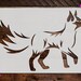 Fox Stencil, Reusable Fox Stencil, DIY Craft Stencil, Large Fox Stencil ...