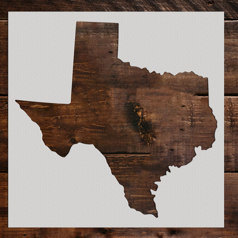 Texas Stencil - Etsy